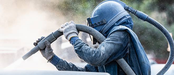 In-house blast cleaning - James Evans & Sons